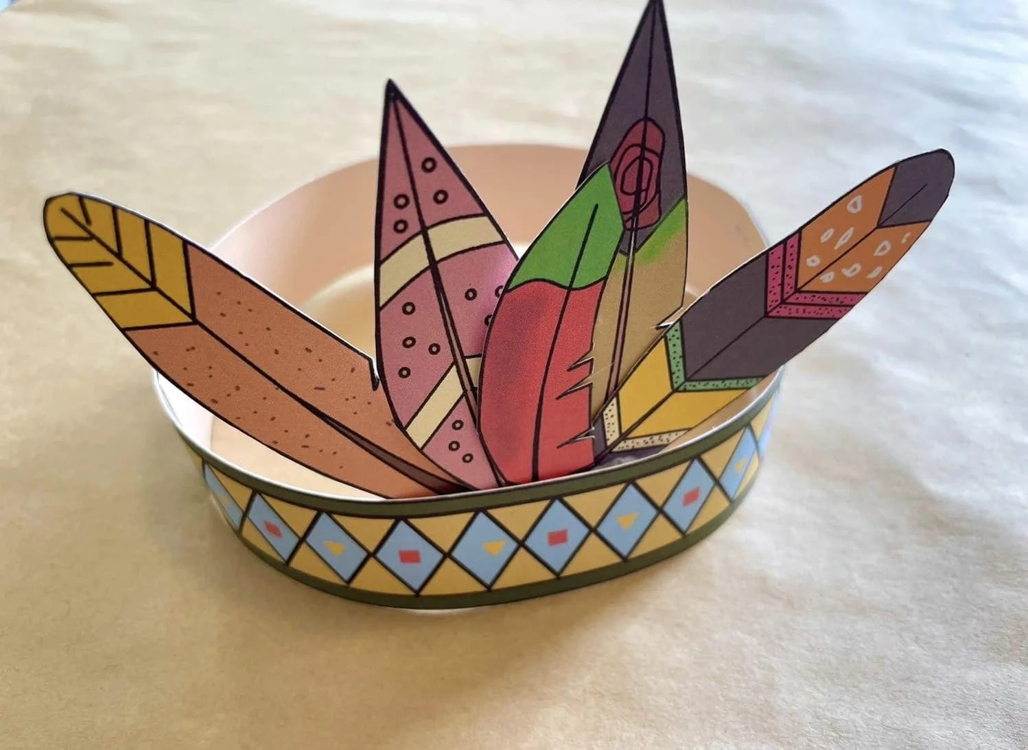 印地安頭飾DIY！跟著Fairykids一起讀繪本、做超可愛的異國勞作（免費下載）