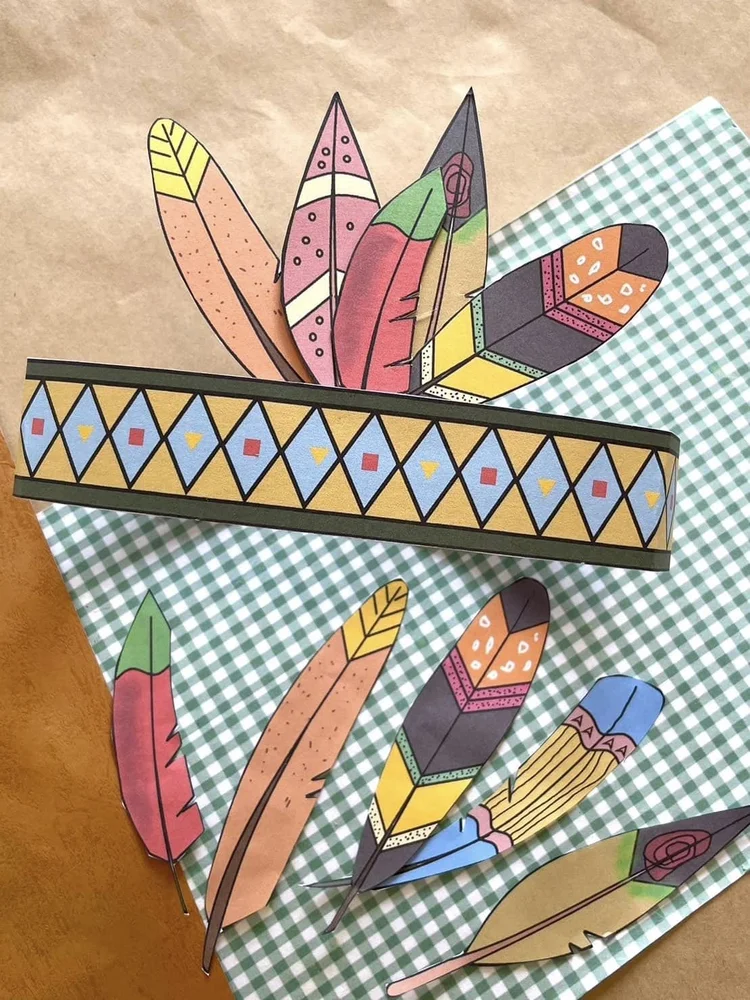 印地安頭飾DIY！跟著Fairykids一起讀繪本、做超可愛的異國勞作（免費下載）