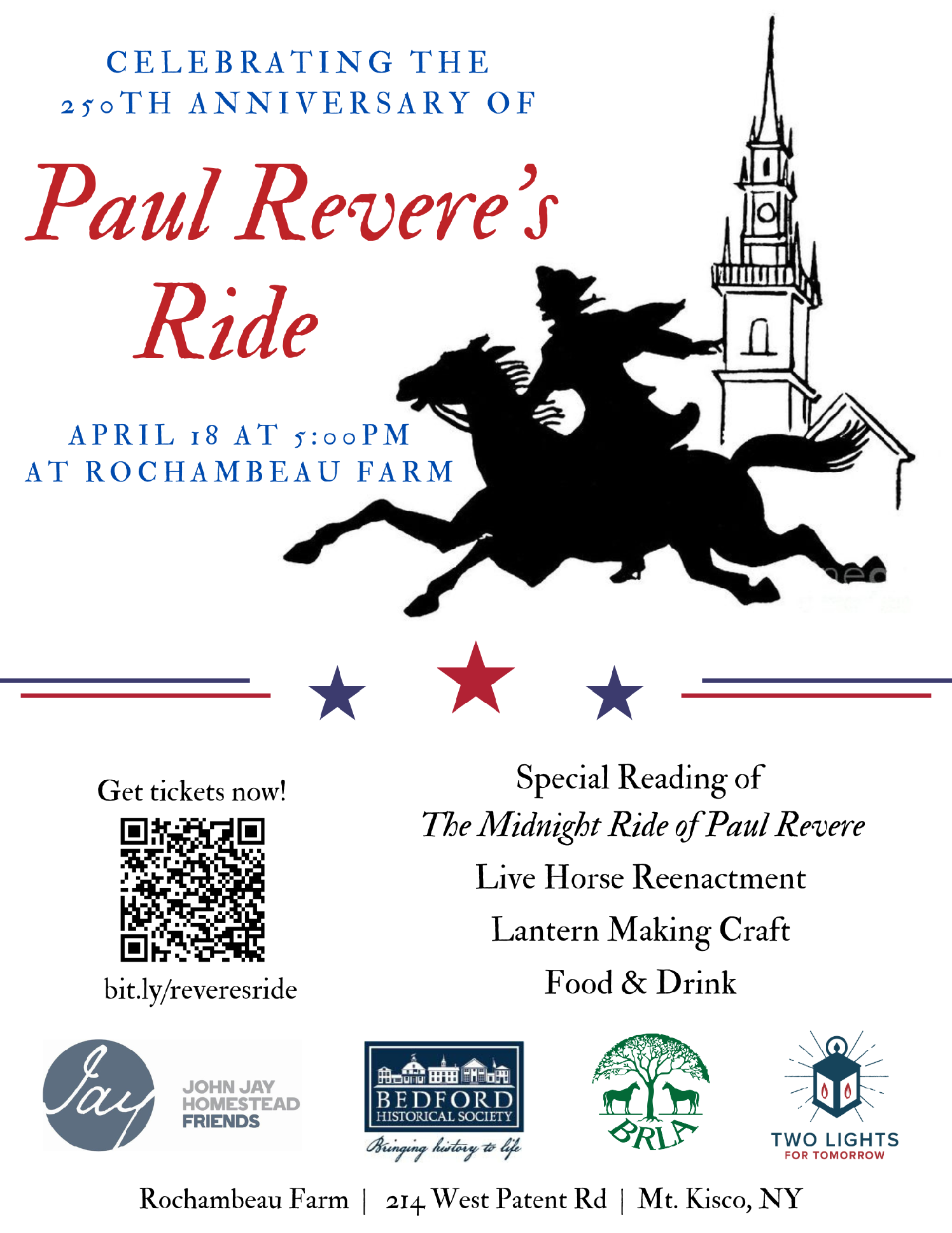 Midnight Ride Of Paul Revere Map