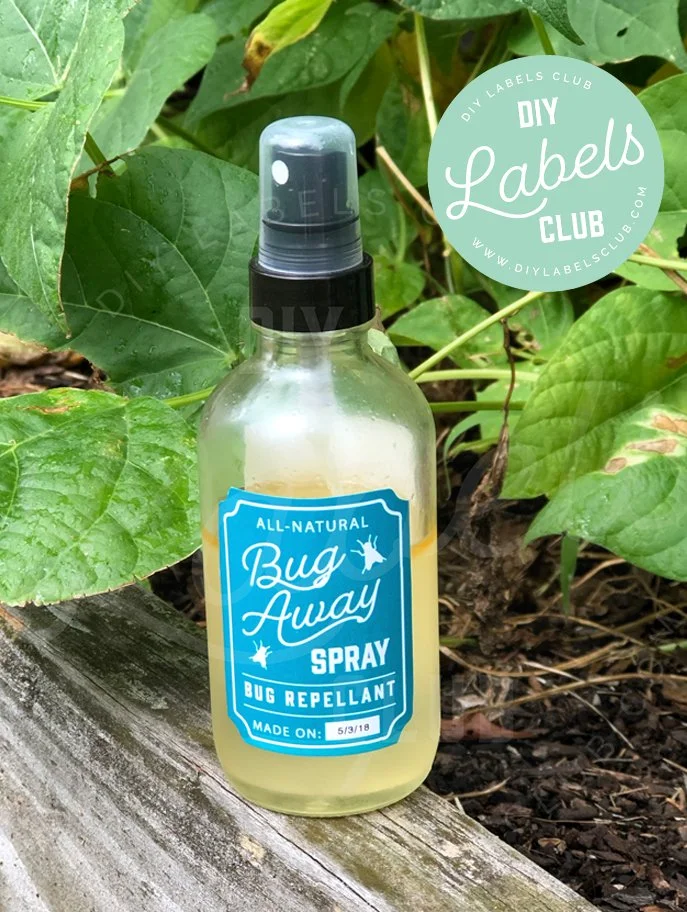 Homemade DIY Bug Spray — DIY Labels Club