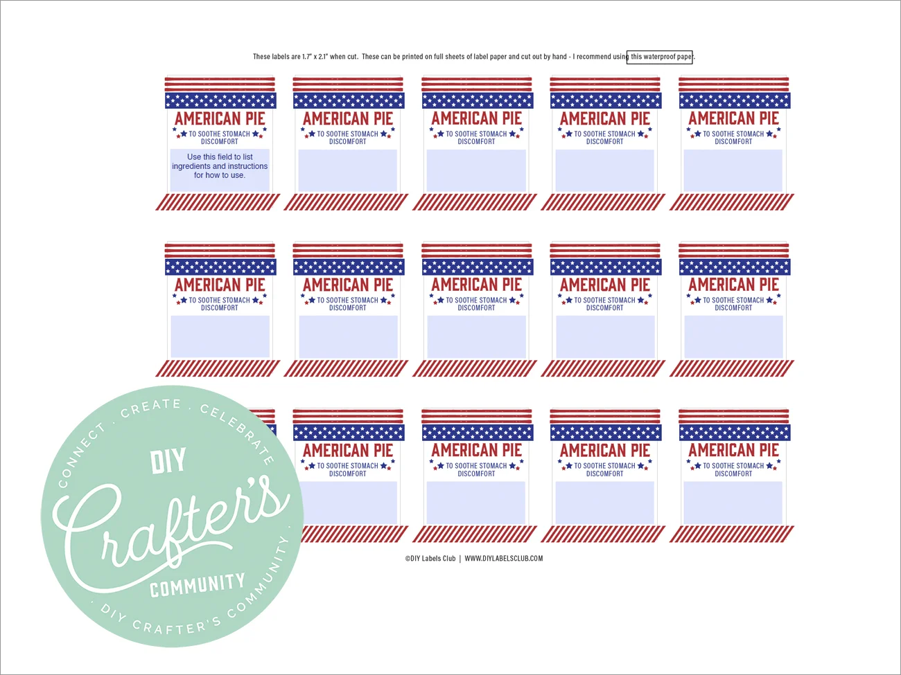 How to customize roller bottle labels & tent cards (Digital Download ...