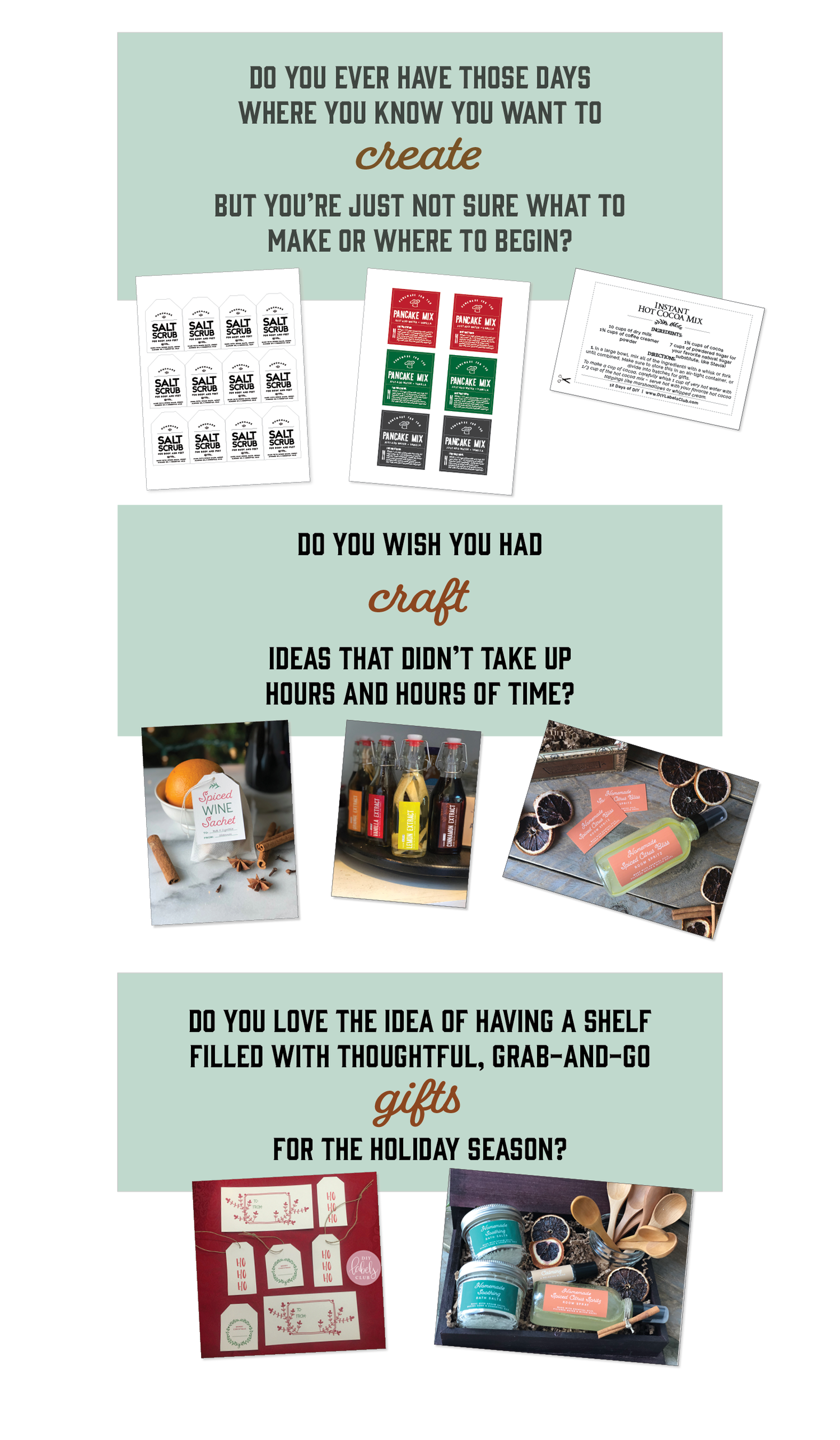 Fall & Holiday Labels Bundle — DIY Labels Club