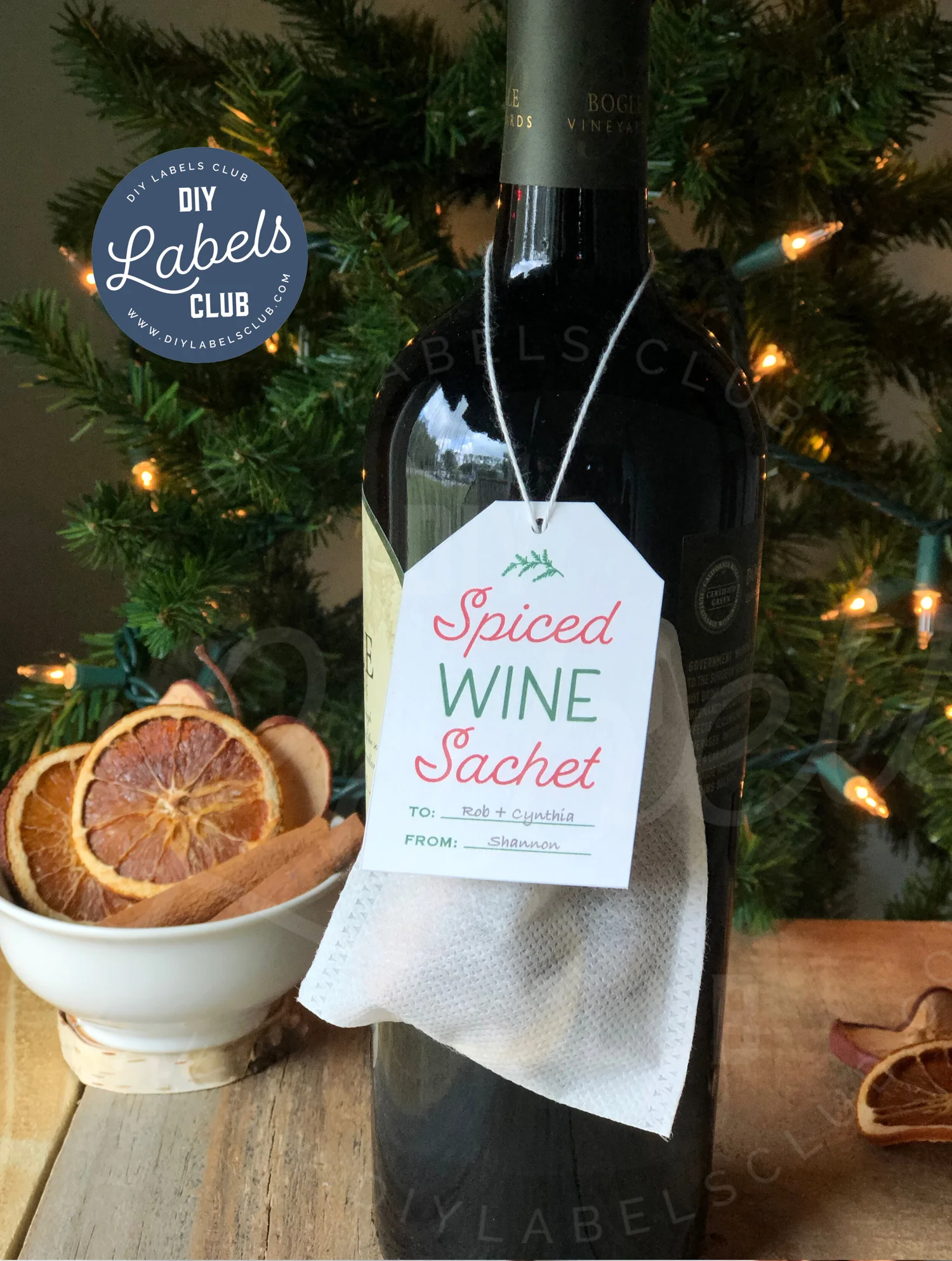 Spiced Wine Sachets — DIY Labels Club