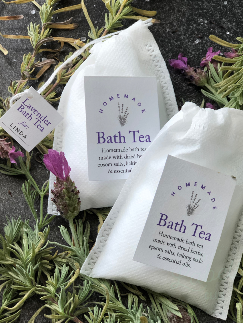Lavender Bath Tea + Labels — DIY Labels Club