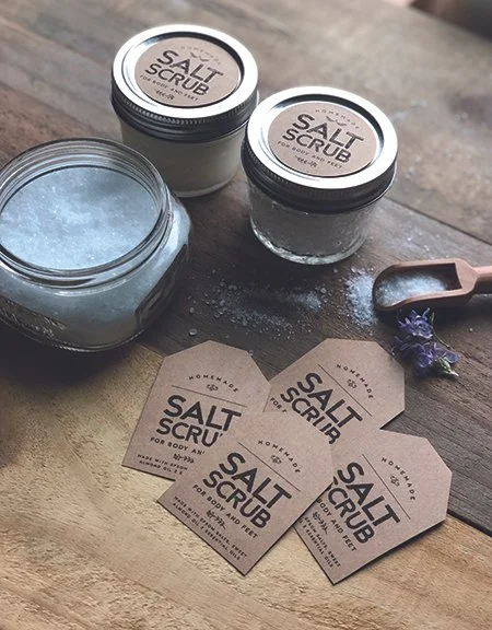 Salt Scrub Recipe — DIY Labels Club