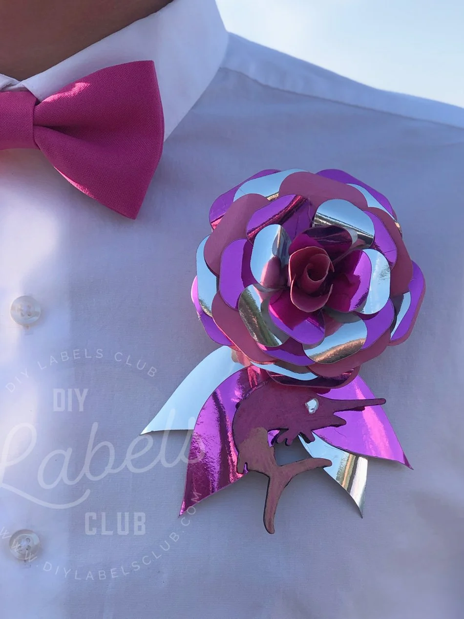 Homemade Paper Corsages + Boutonnieres and SVG files — DIY Labels Club