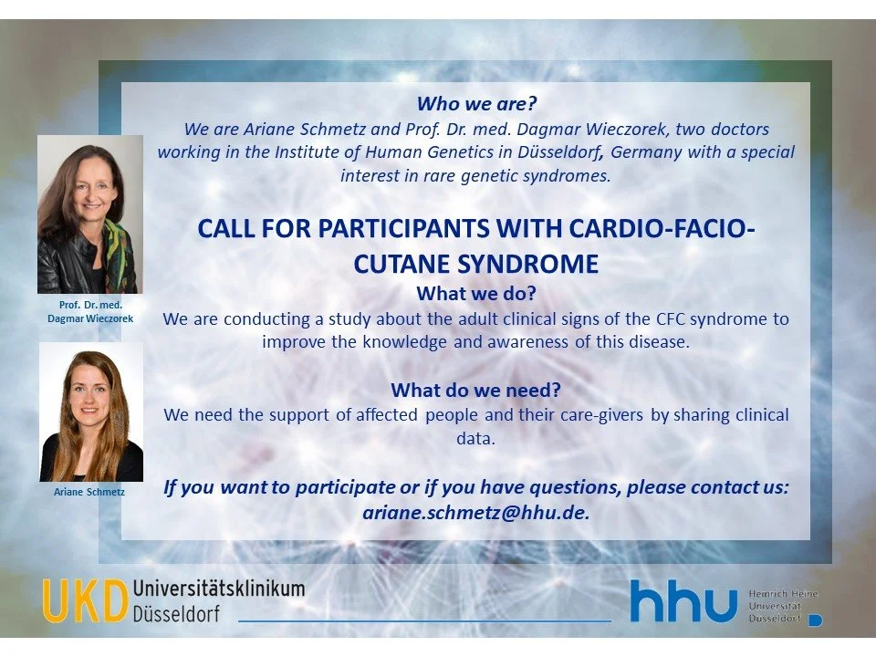 Research and Clinical Trial — Cardio Facio Cutaneous syndrome International