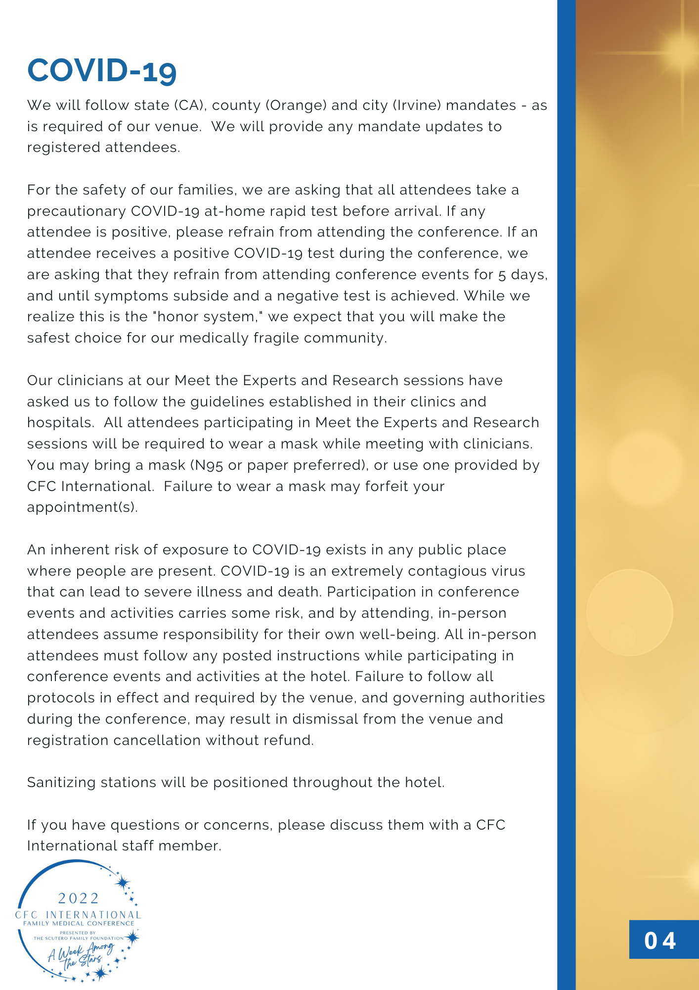 Family Conferences — CFC International