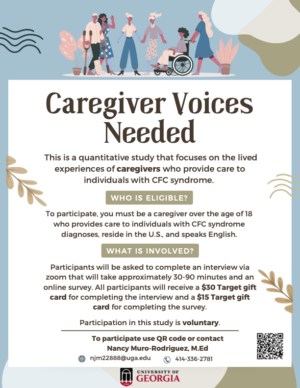 Research and Clinical Trial — Cardio Facio Cutaneous syndrome International