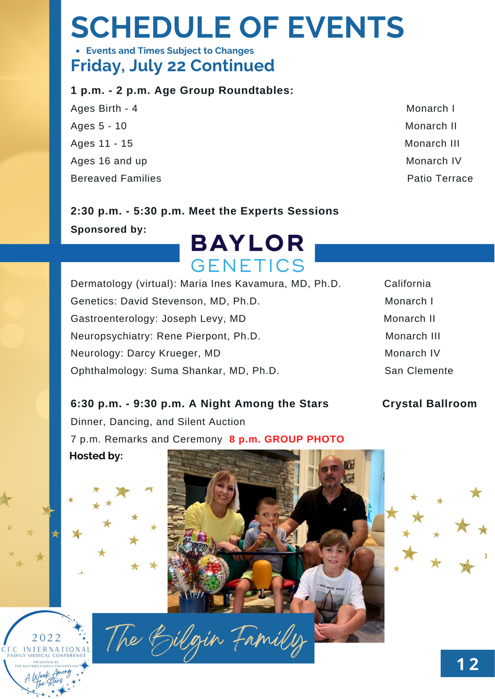 Family Conferences — Cardio Facio Cutaneous syndrome International