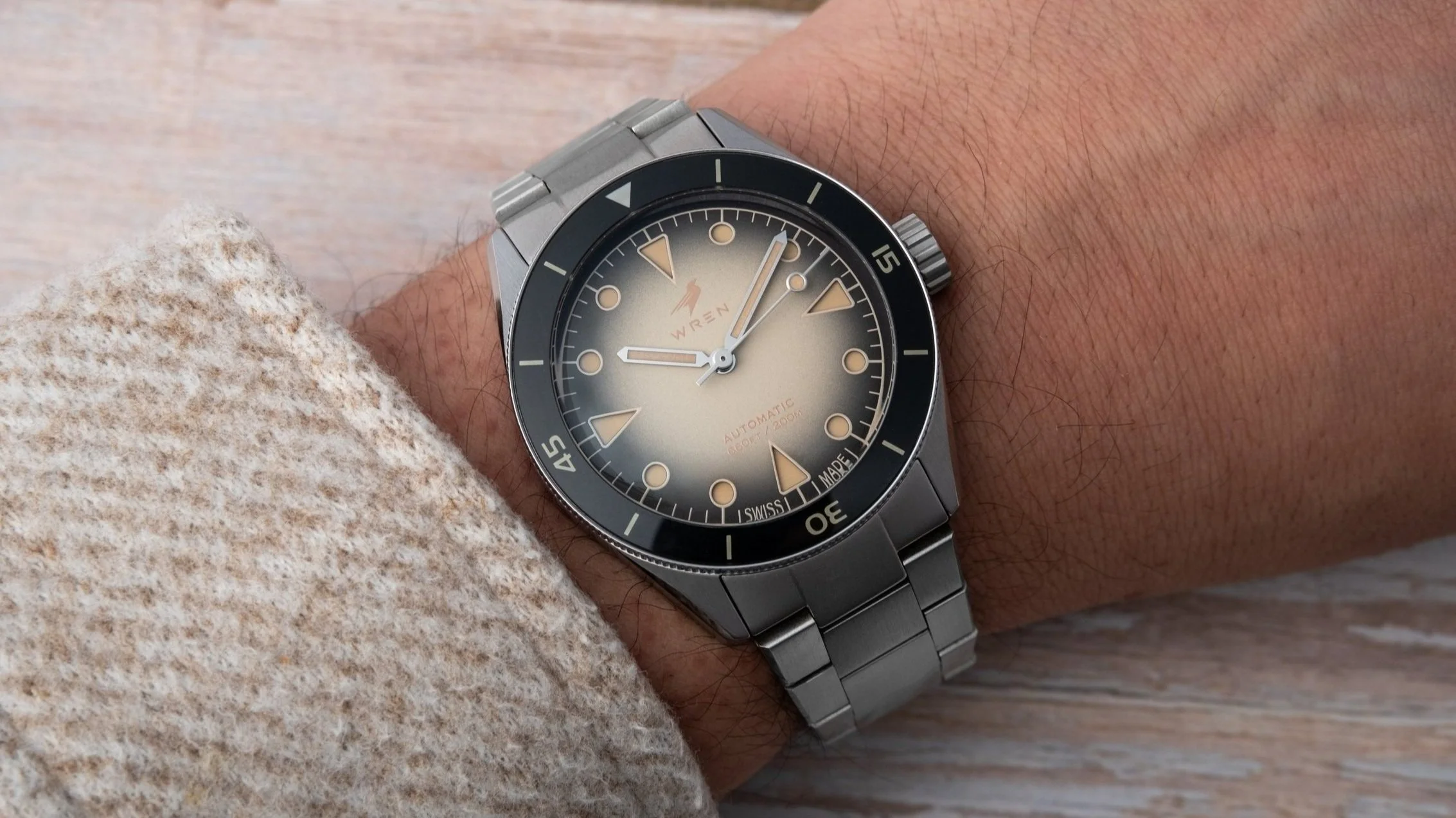 Introducing the Wren Diver One Sand – A Classic Dive Watch with a Fresh ...