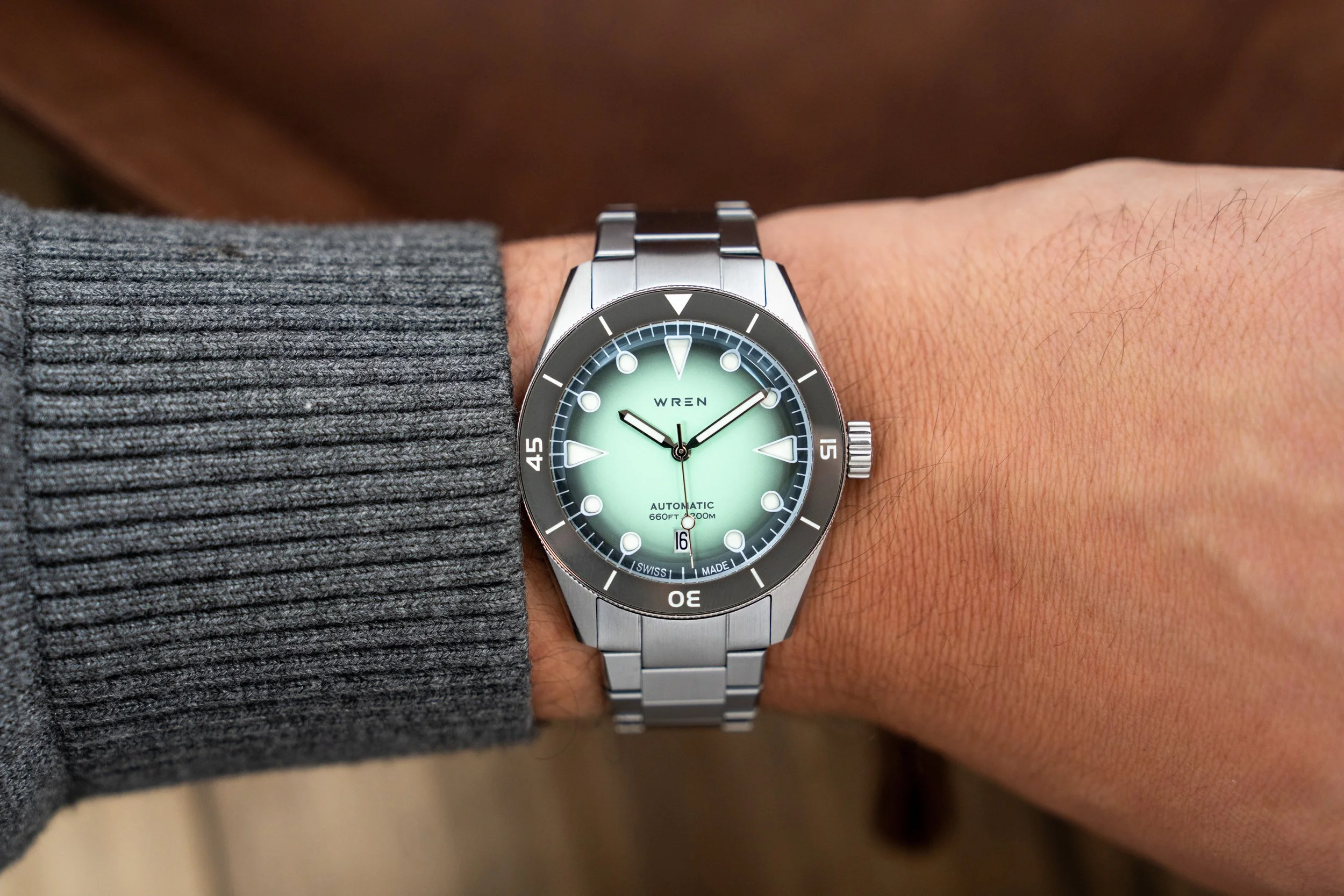 Introducing the Wren Diver 38 Seafoam: A New Chapter for Wren Watches