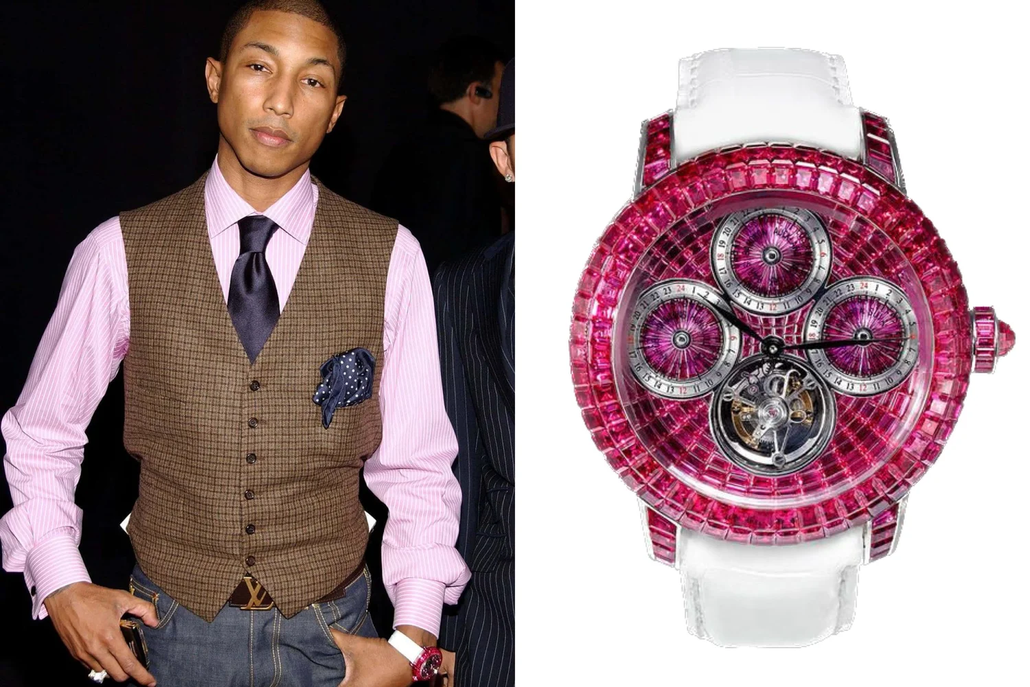 Pharrell Williams' Watch Collection Including Multiple Richard Milles
