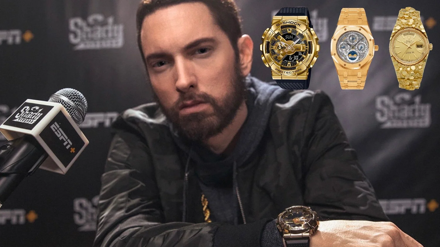 Eminem's Watch Collection Including Rolex and G-Shock