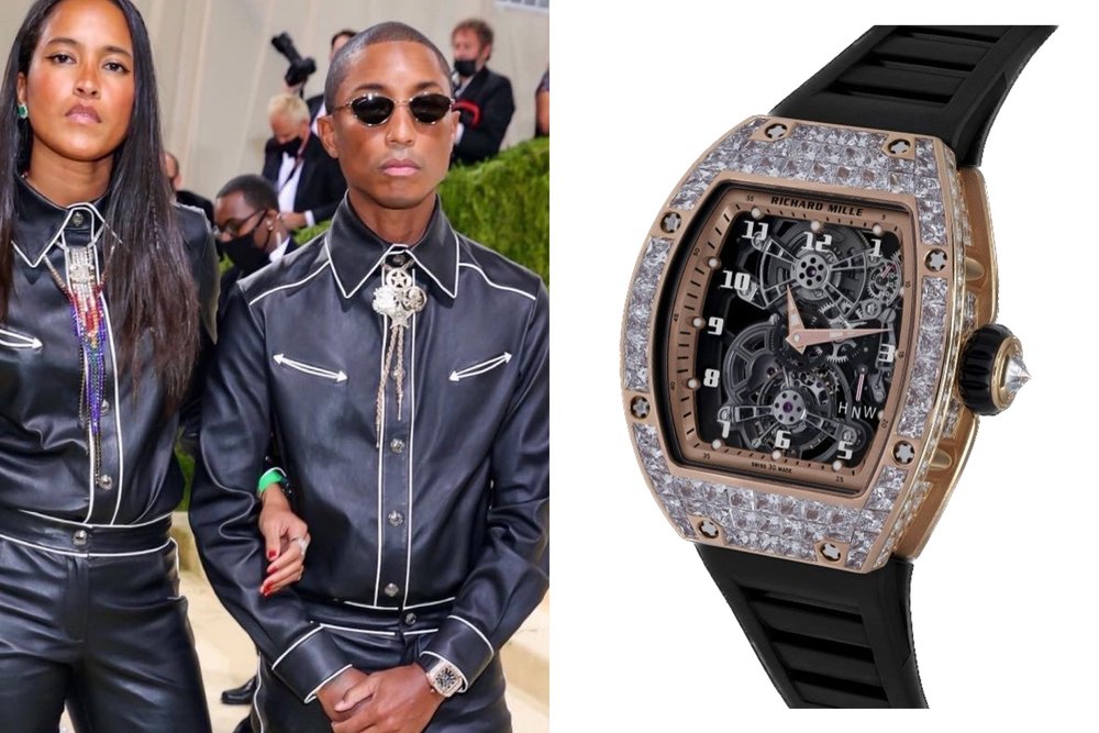 Pharrell Williams' Watch Collection Including Multiple Richard Milles