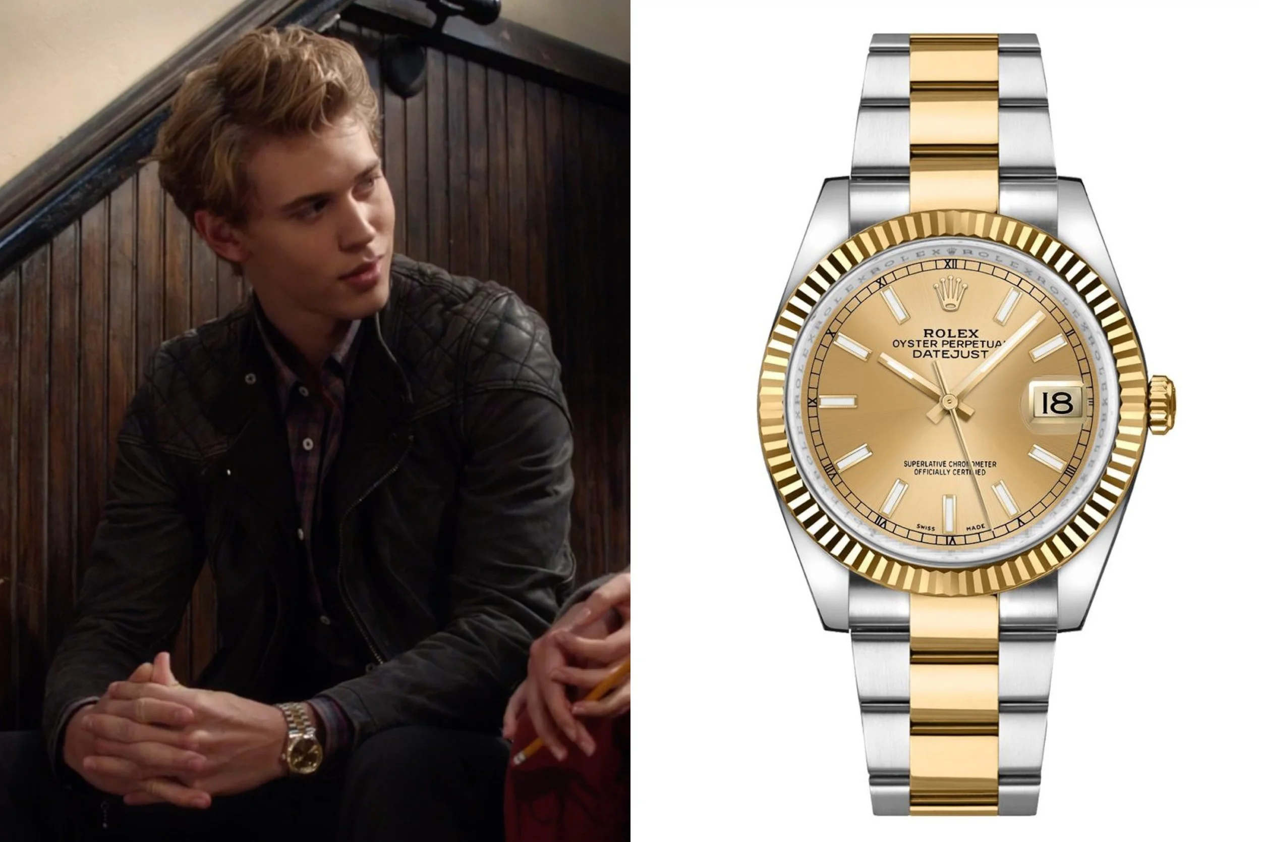 Austin Butler's Cartier Watches and One Rolex