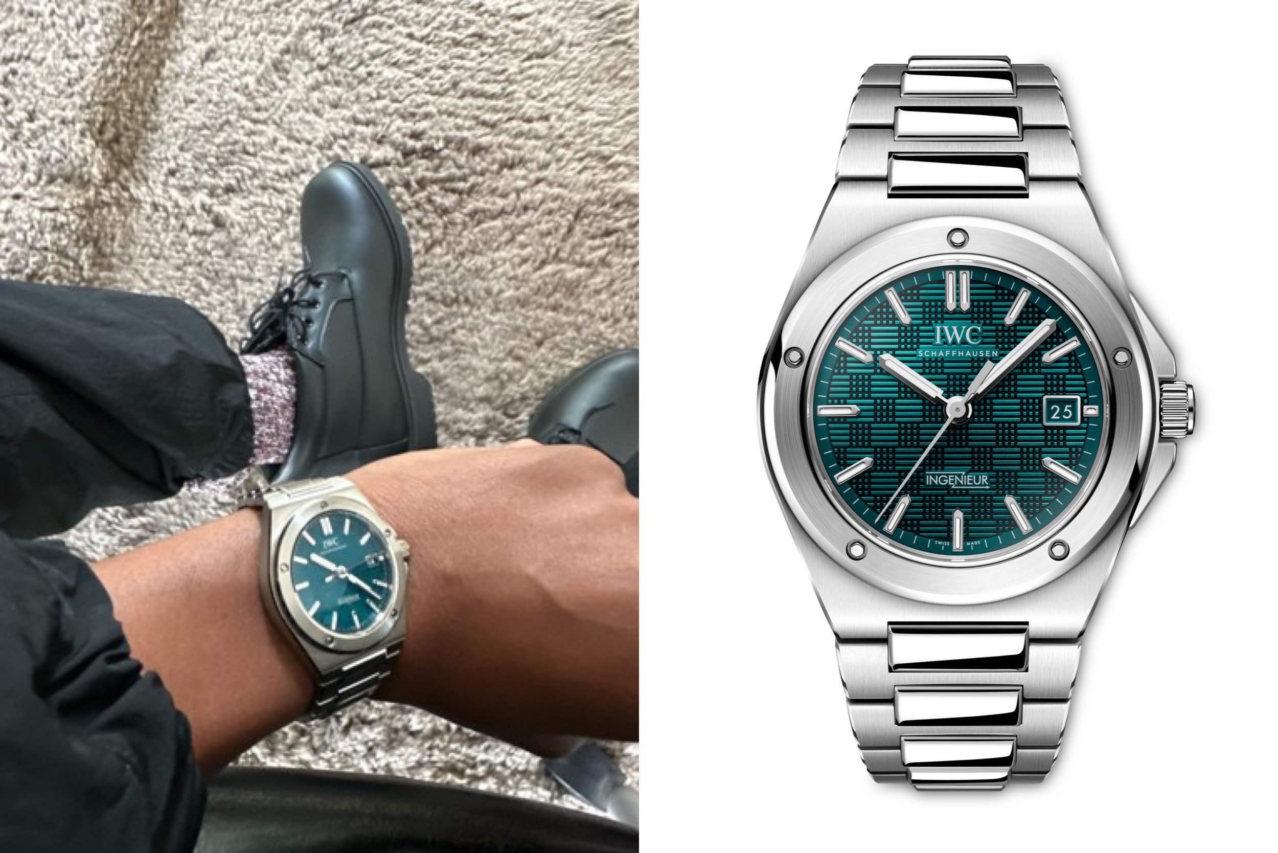 Celebrity Watch Spotting the IWC Ingenieur 40