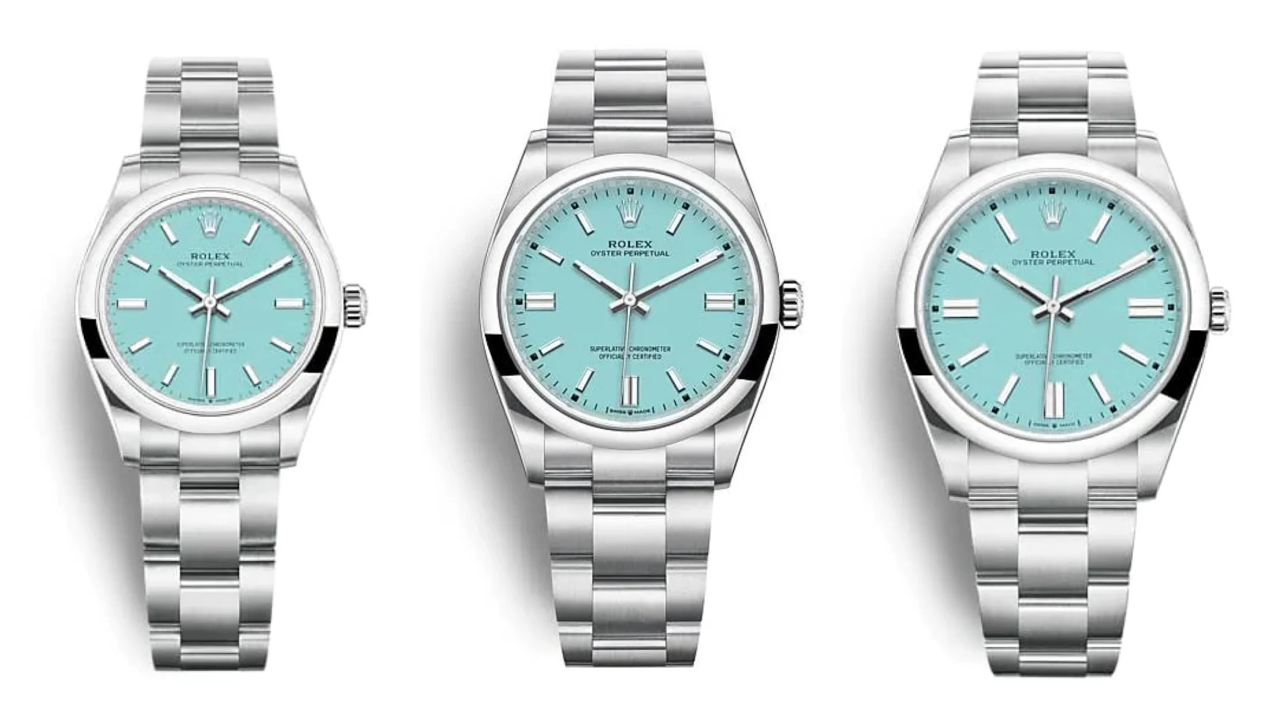 Rolex Discontinues the 41mm Oyster Perpetual in Turquoise, I mean ...