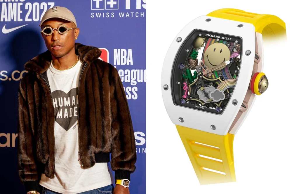 Pharrell Williams' Watch Collection Including Multiple Richard Milles
