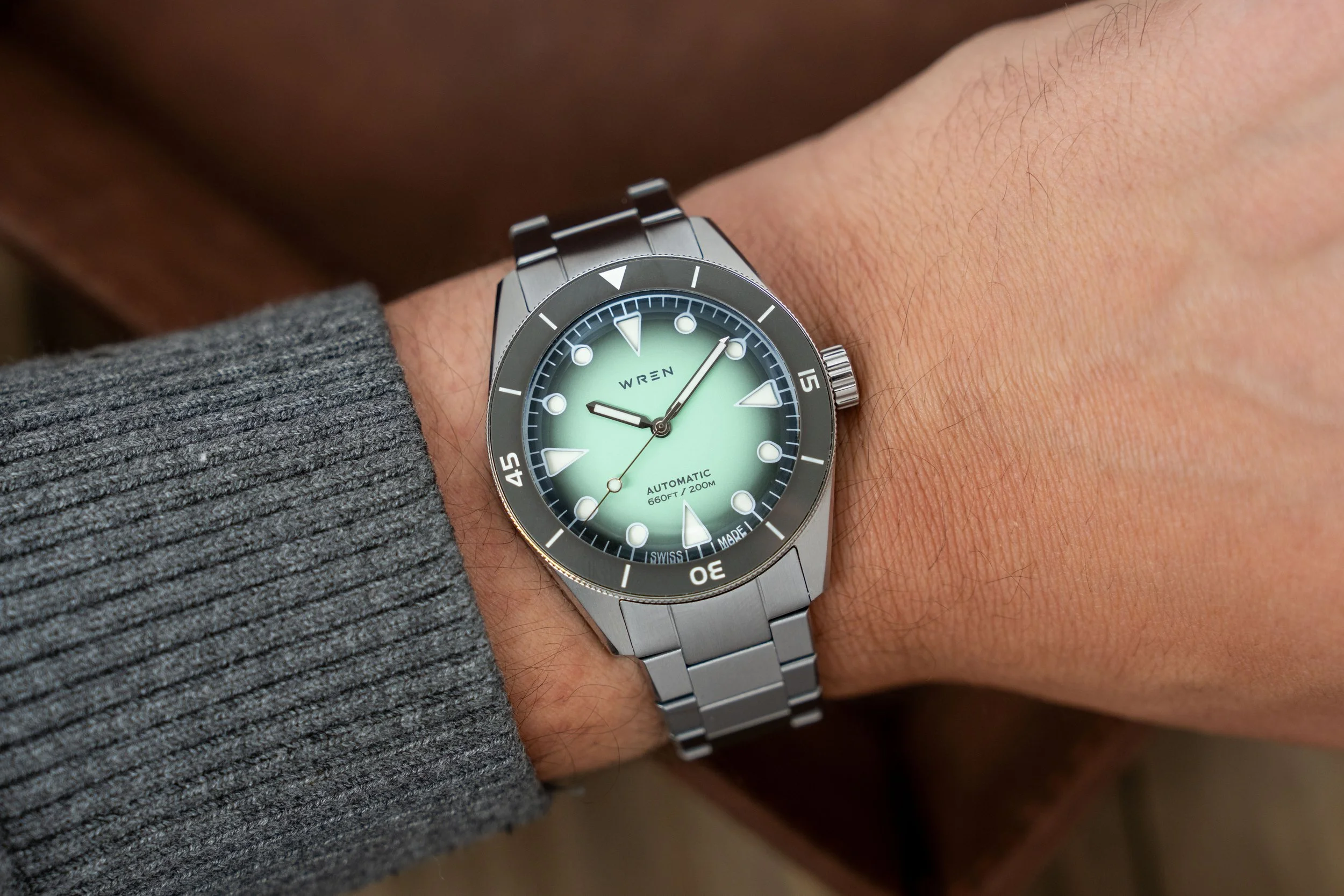 Introducing the Wren Diver 38 Seafoam: A New Chapter for Wren Watches