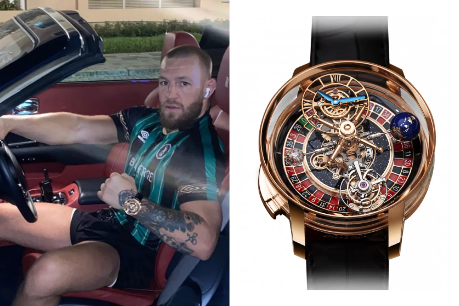 Conor McGregor's Watches - From Rolex to Patek Philippe and Jacob & Co.