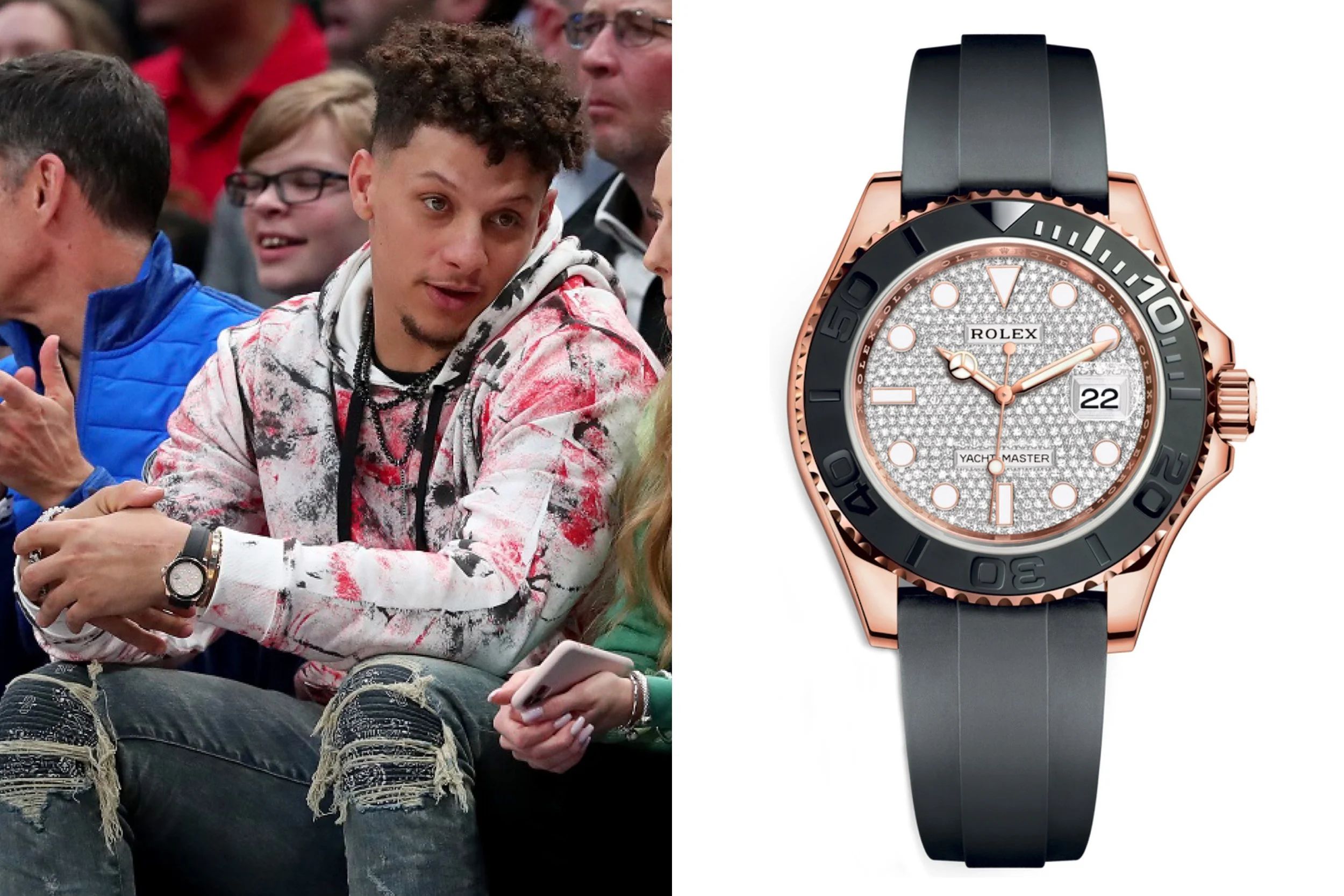 Patrick Mahomes' Watch Collection - A Lot of Rolex and an Omega — Wrist ...