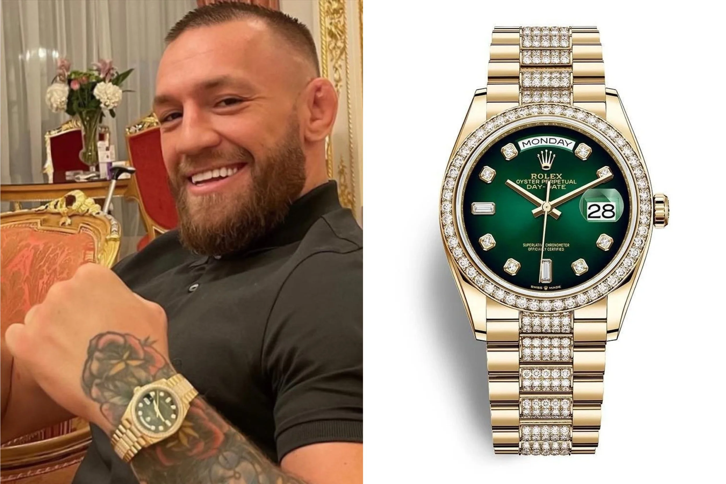 Conor McGregor's Watches - From Rolex to Patek Philippe and Jacob & Co.