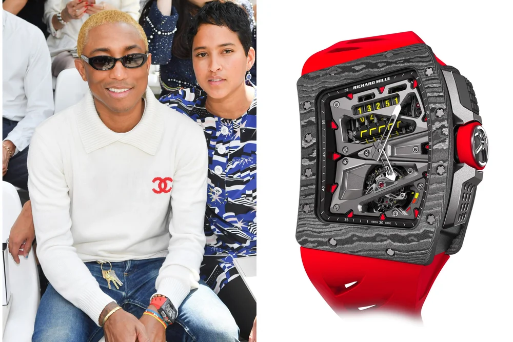 Pharrell Williams' Watch Collection Including Multiple Richard Milles