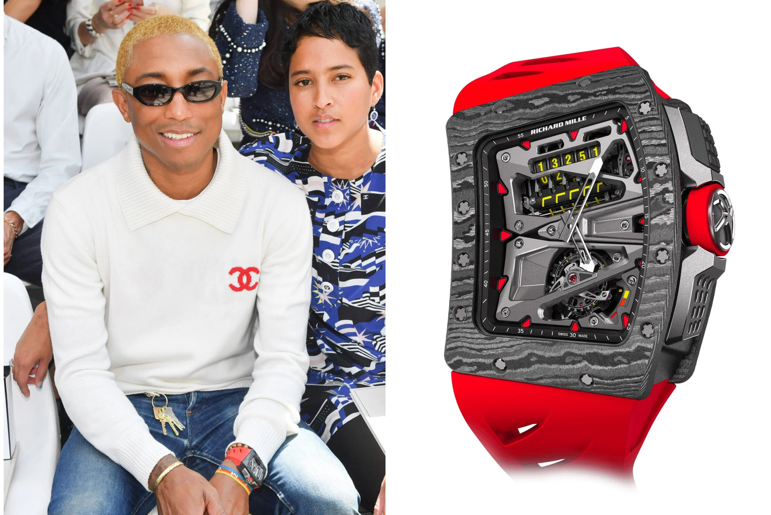 Pharrell Williams' Watch Collection Including Multiple Richard Milles