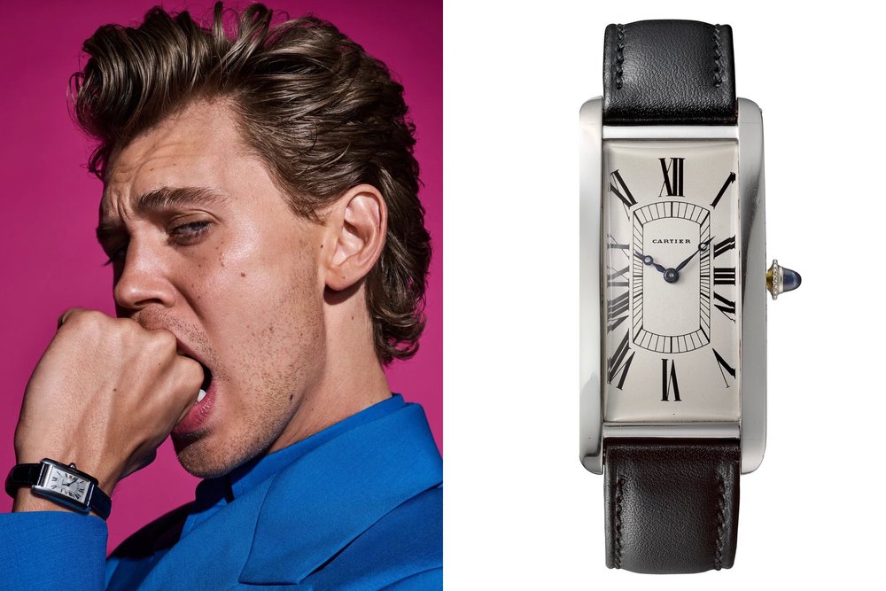 Austin Butler's Cartier Watches and One Rolex
