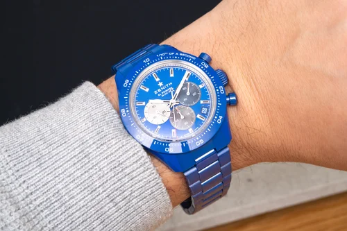 Hands-On with Zenith’s Trio of Blue Ceramic Chronographs for their ...
