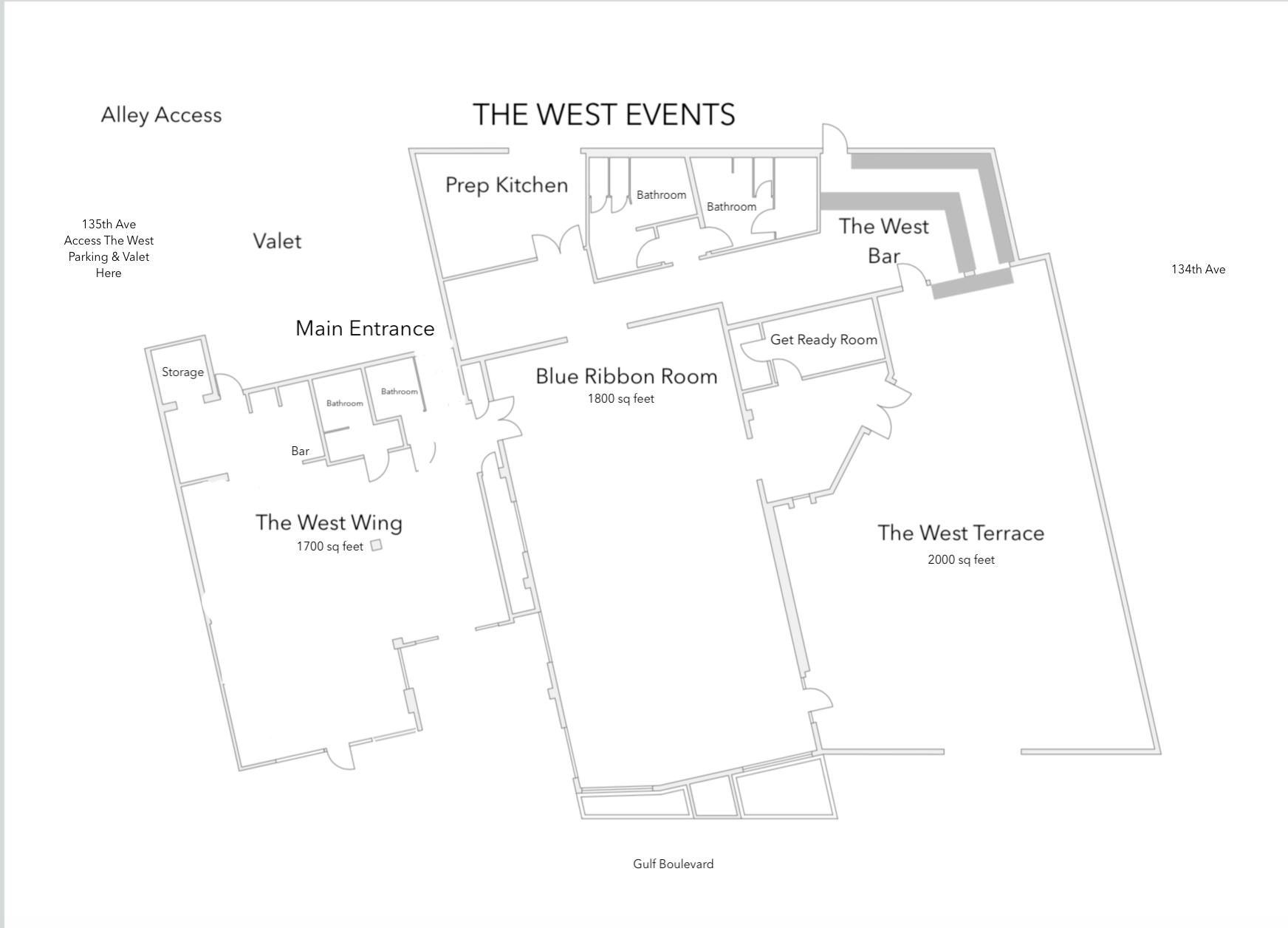 Floor Plan — The West Events