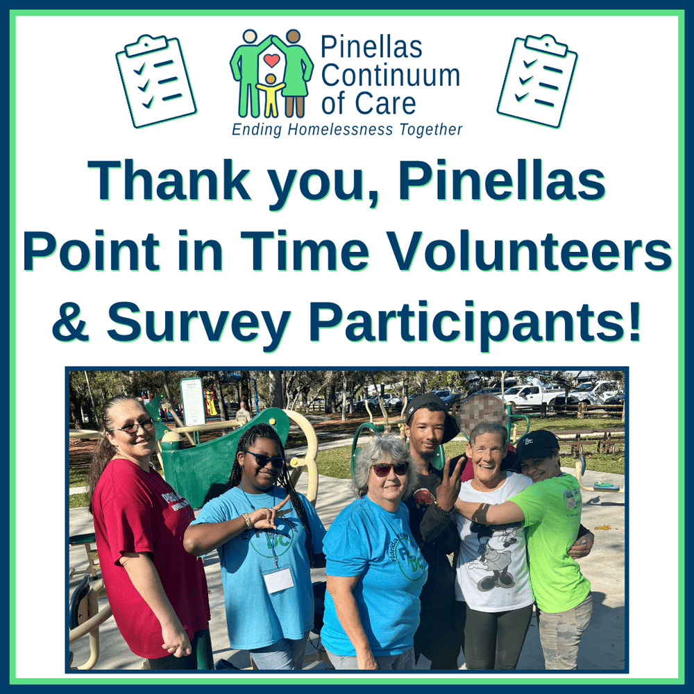 Point in Time 2021-22 — Homeless Leadership Alliance of Pinellas Pinellas