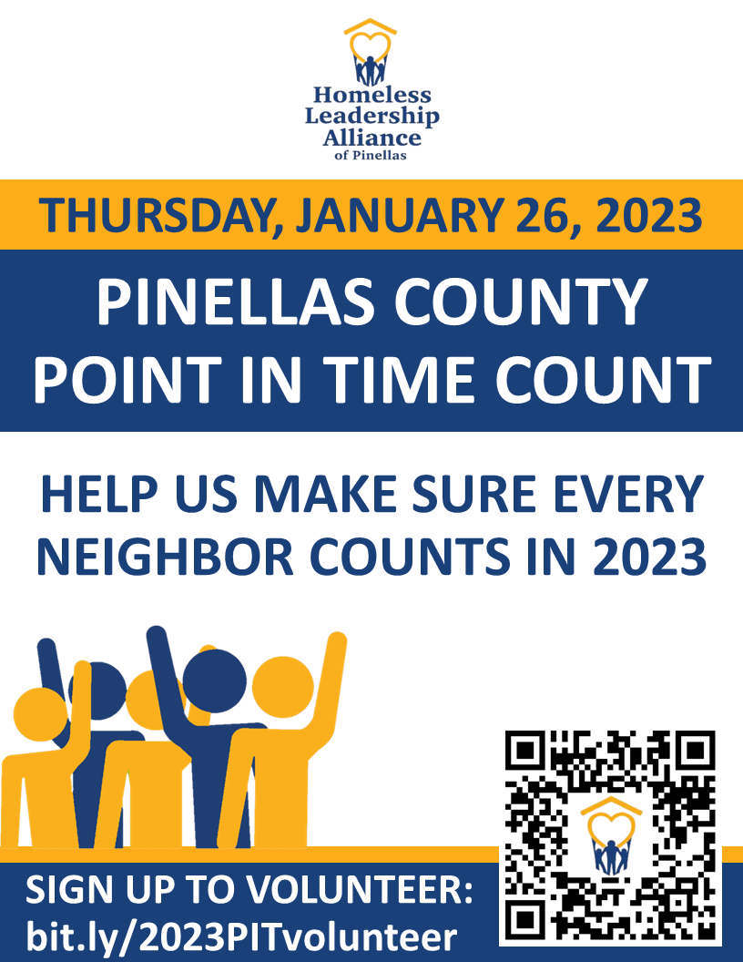 Point in Time Count and Survey (PIT) — Homeless Leadership Alliance of ...