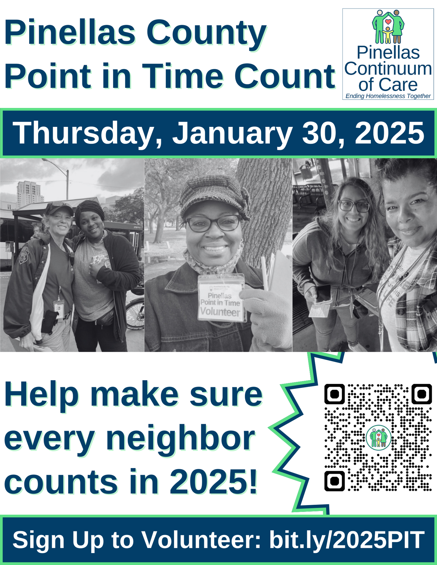 Point in Time Volunteers — Homeless Leadership Alliance of Pinellas ...