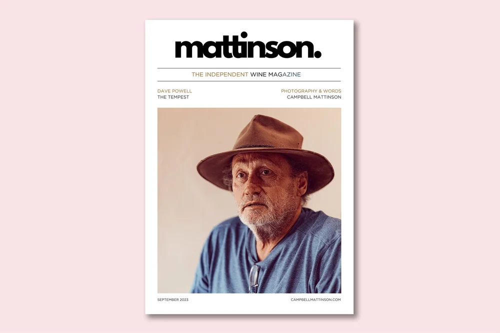 Portrait of Barossa Valley winemaker Dave Powell. — Campbell Mattinson