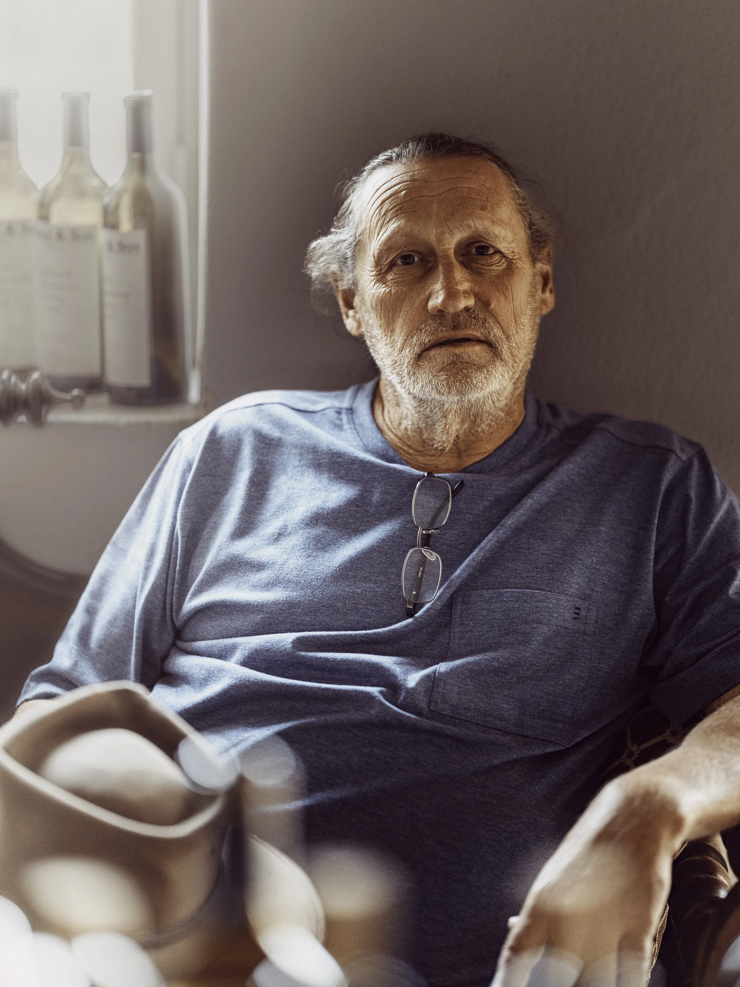 Portrait of Barossa Valley winemaker Dave Powell. — Campbell Mattinson