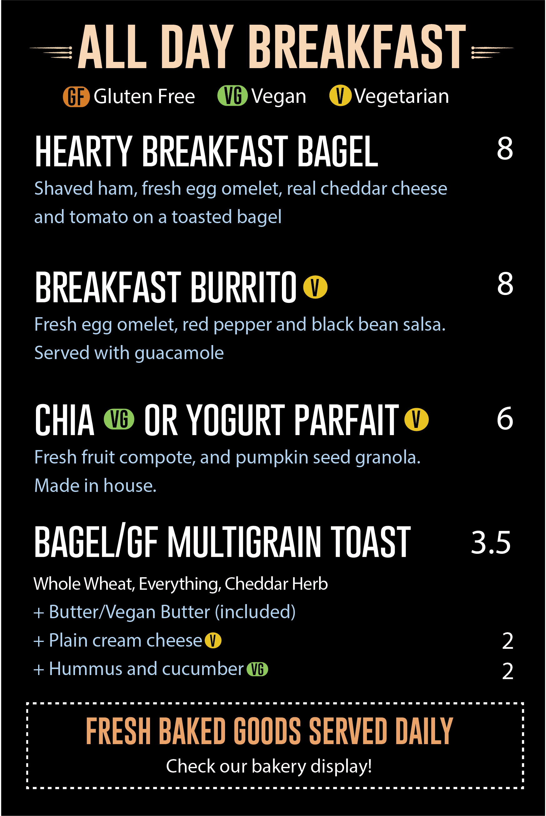 Our Menu — Red Brick Cafe