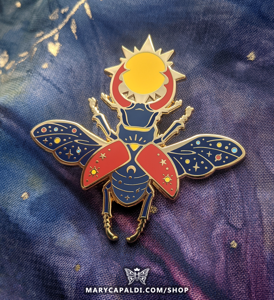 Pill Bug Trio Enamel Pin Set — The Art of Moth Monarch