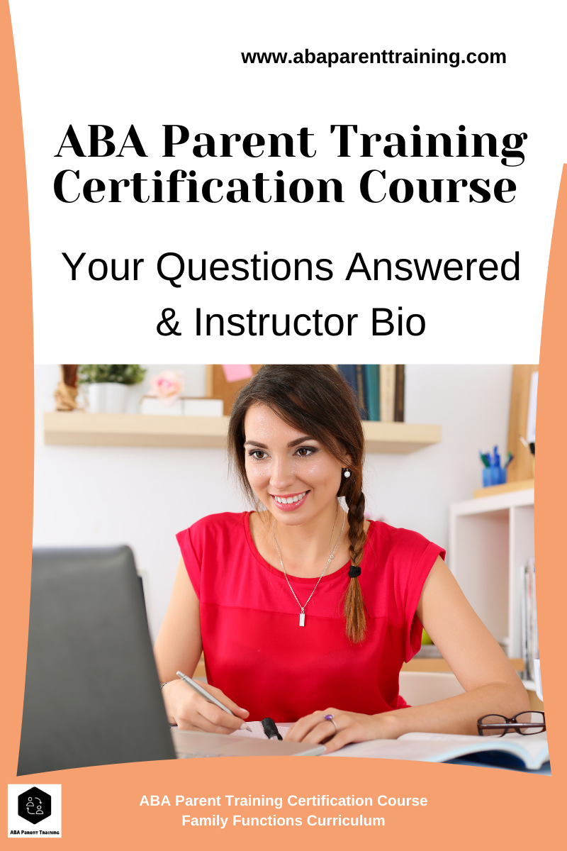 ABA Parent Training: Curriculum, CEUs, Support, & More