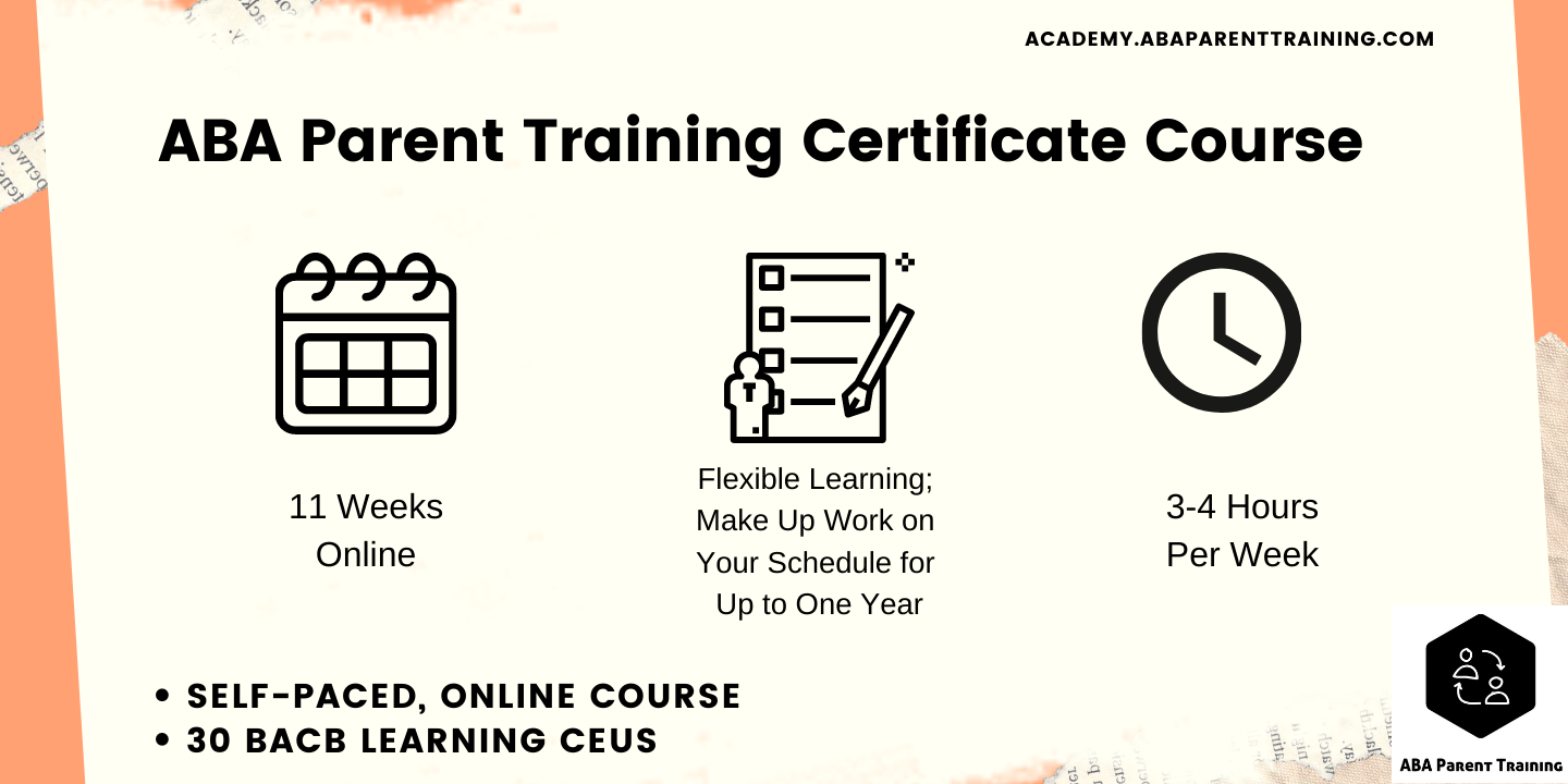 ABA Parent Training Certificate Course — Association for ABA Parent ...