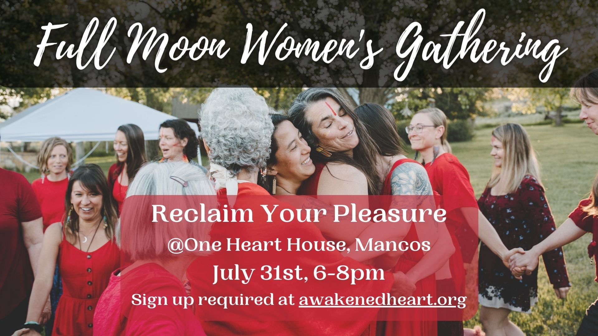 Full Moon Women's Gatherings — Awakened Heart Retreats