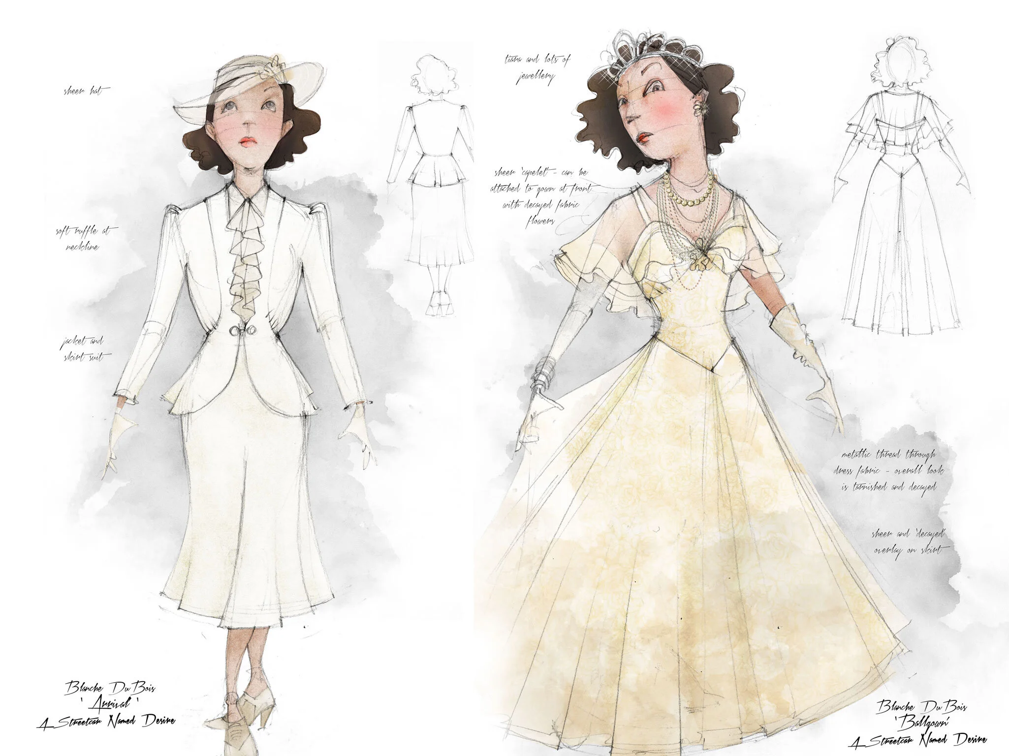 A Streetcar Named Desire Blanche Costume