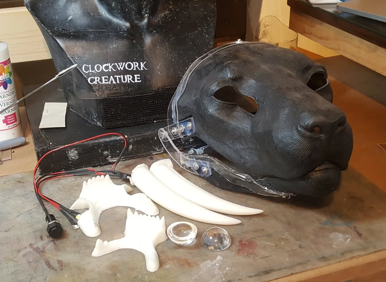 Saber II head progress — Clockwork Creature