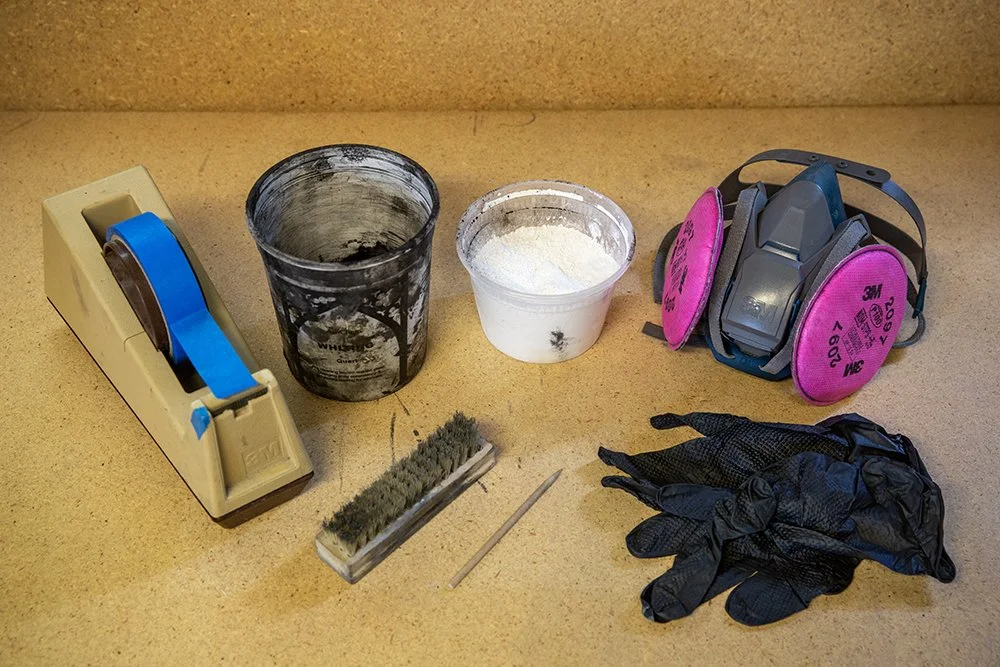 Window Glaze Putty Stained Glass Black Cement Putty Kit - Includes ...