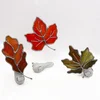 A Glass Fantasy — Stained Glass Fall Leaf Night Lights
