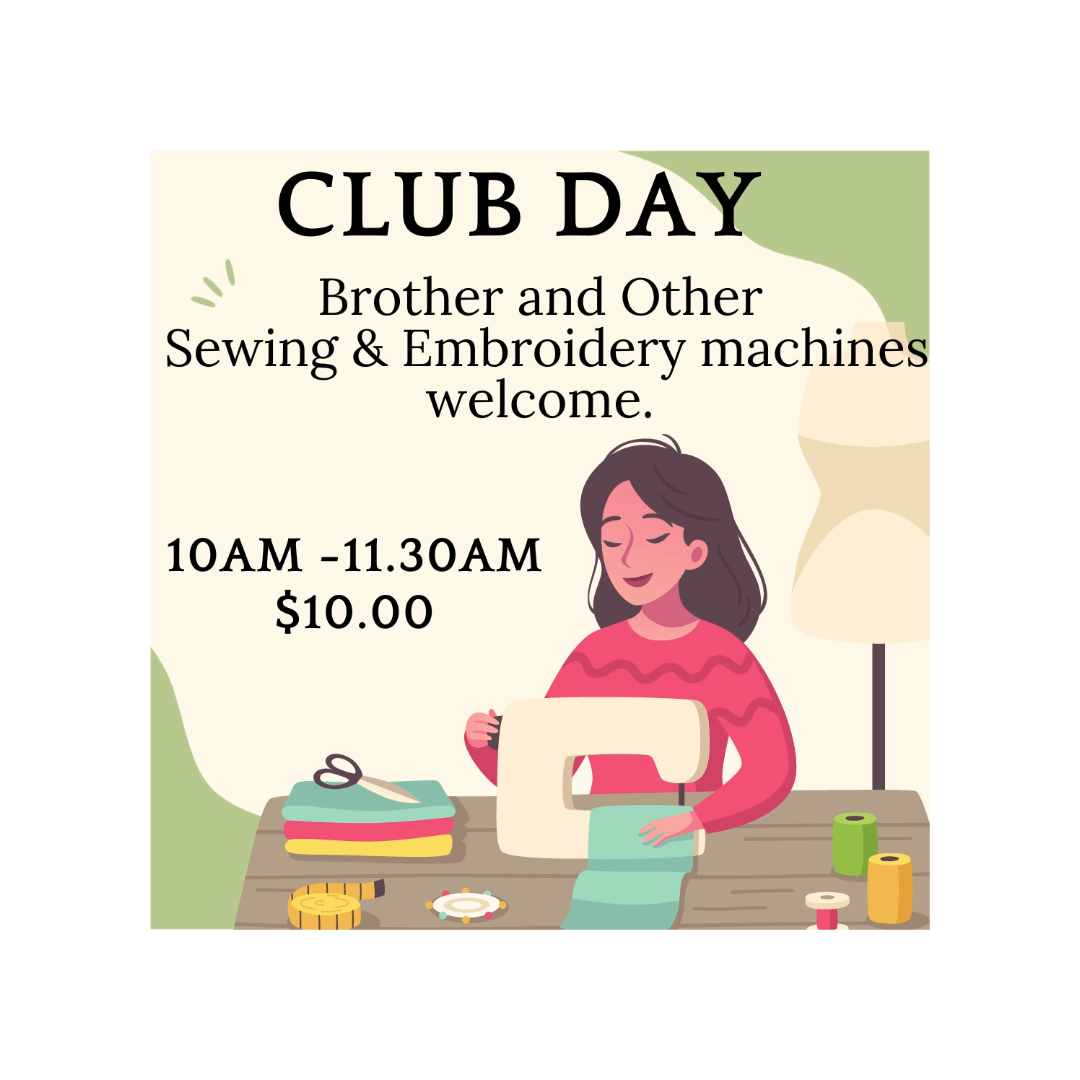 Classes - Workshops — Bestway Sewing & Embroidery Centre