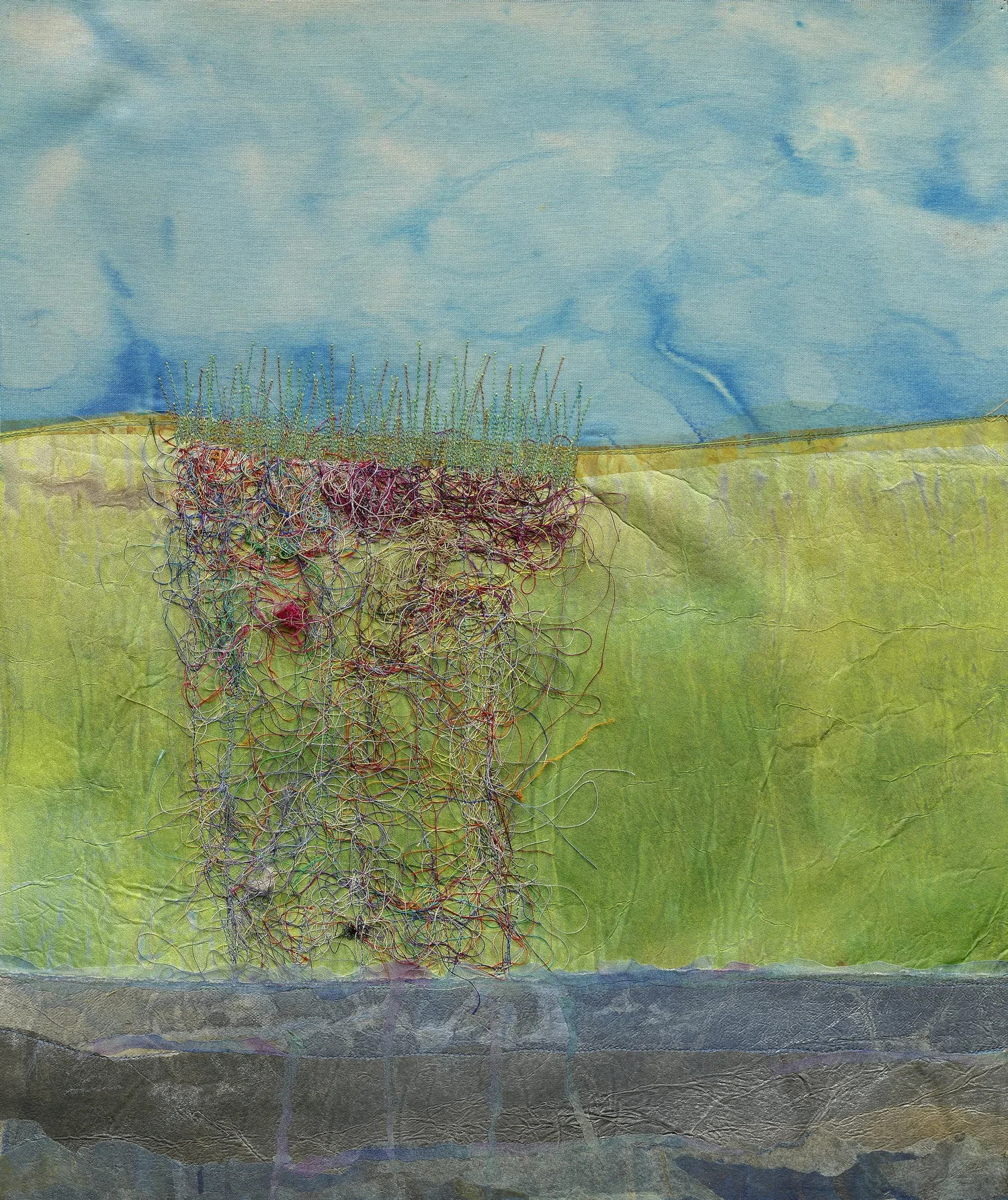 Soil & Water | Ecological Fiber Art and Mixed Media Artwork — Deborah ...
