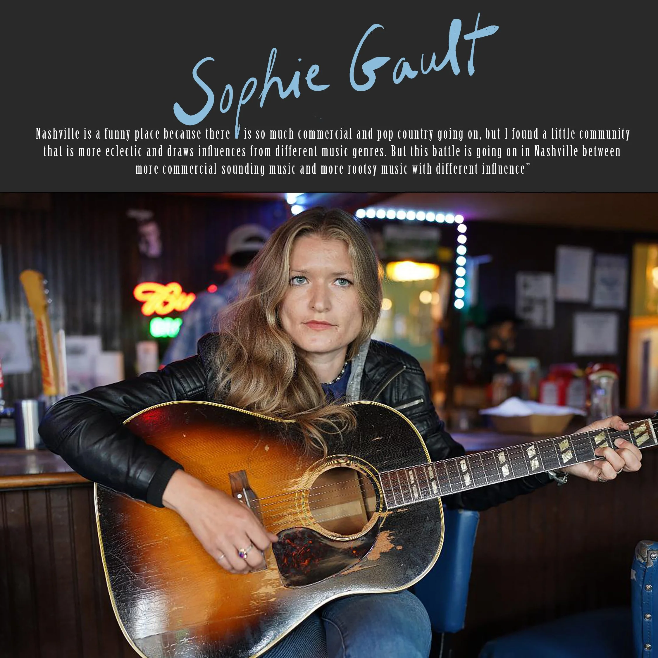 Sophie Gault Interview — Lonesome Highway