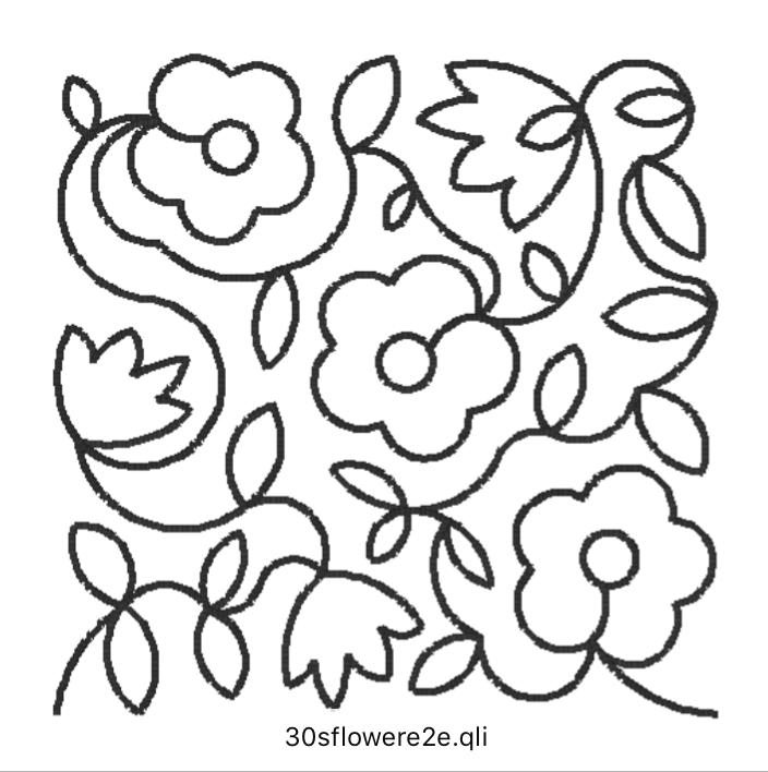 E2E Flowers — Rosi Quilts